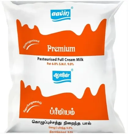 milk packet aavin